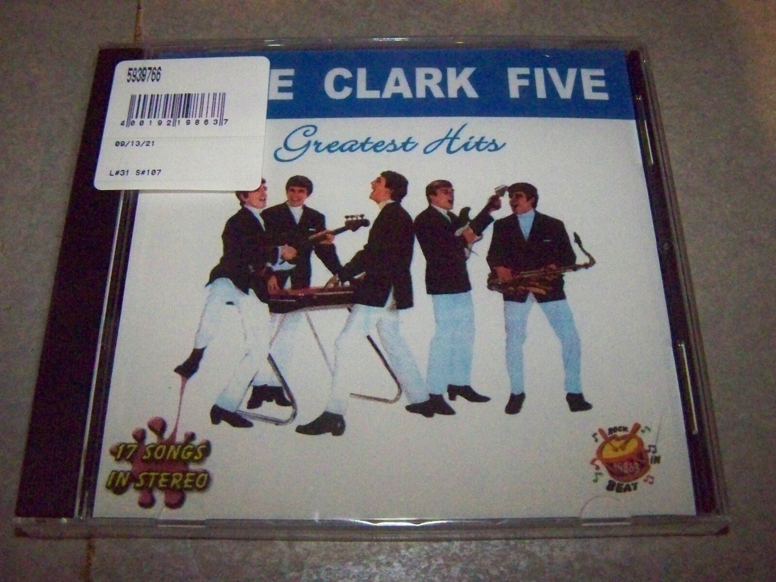 THE DAVE CLARK FIVE "GREATEST HITS " GERMAN IMPORT CD STEREO | eBay