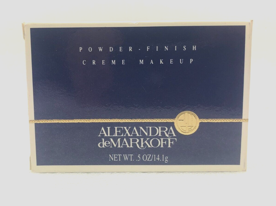 NEW w/ box ALEXANDRA DE MARKOFF Powder Finish Creme Makeup 88 1/2 ...