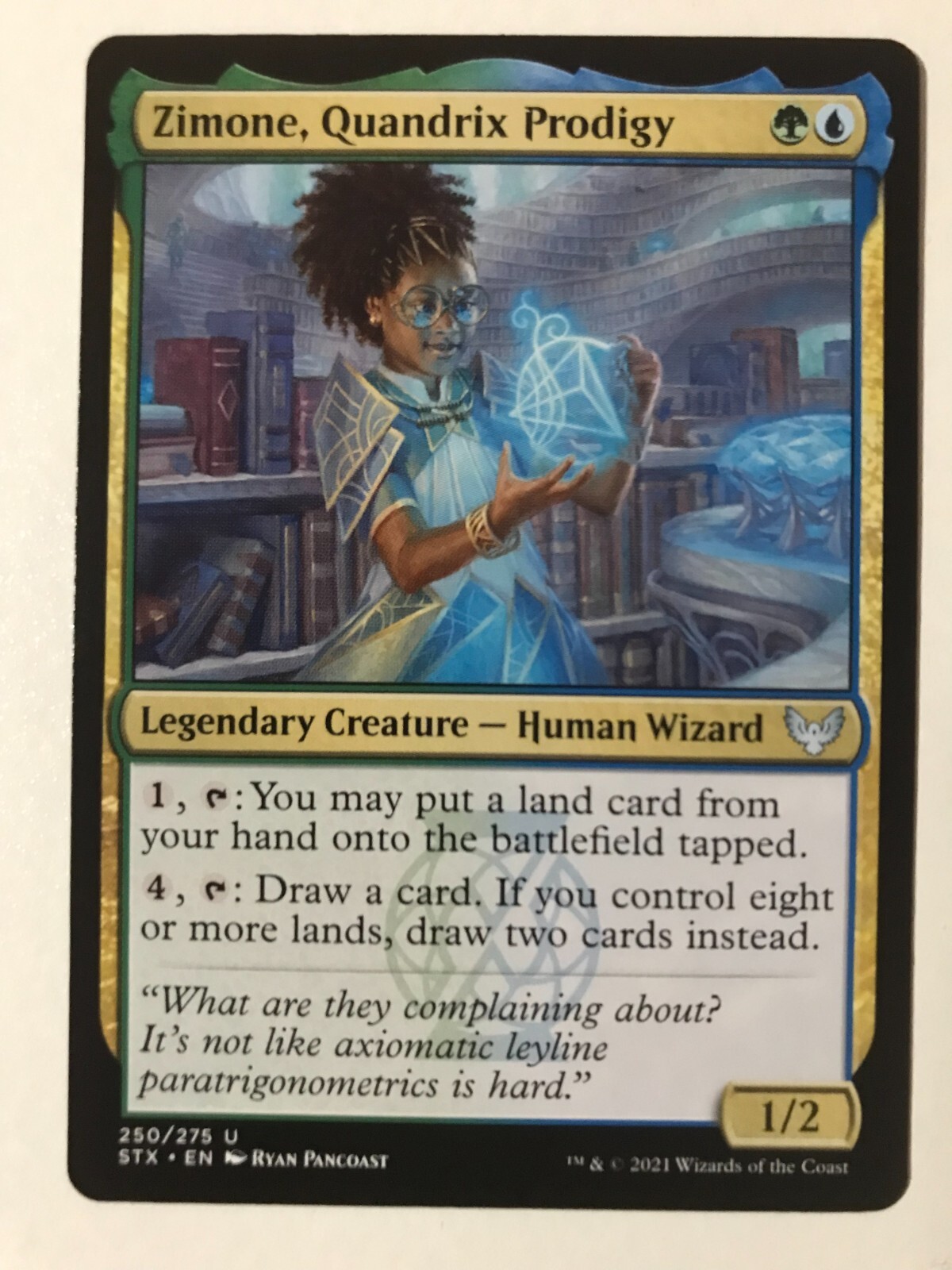 ZIMONE, QUANDRIX PRODIGY Strixhaven School of Mages MTG Magic the ...