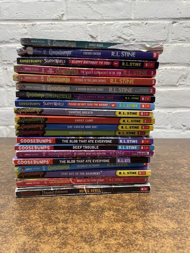 Lot of 20 Goosebumps Scholastic Books, Some Vintage R.L. Stine ...