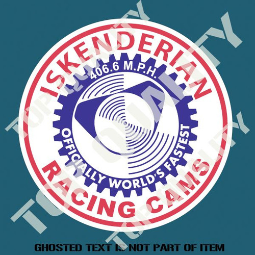 VINTAGE ISKENDERIAN ISKY RACING CAMS DECAL STICKER RETRO HOT ...
