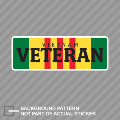 Vietnam Veteran Sticker Decal Vinyl viet vet pride honor served | eBay