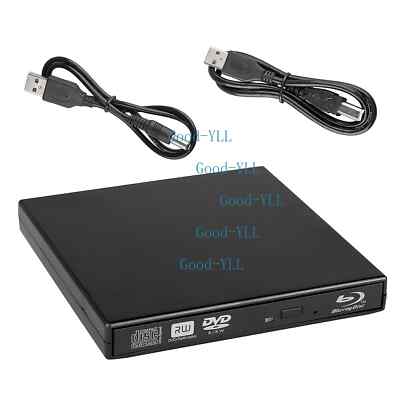 External USB Blu-ray Player BD Combo Drive DVD CD RW Disc Burner for ...