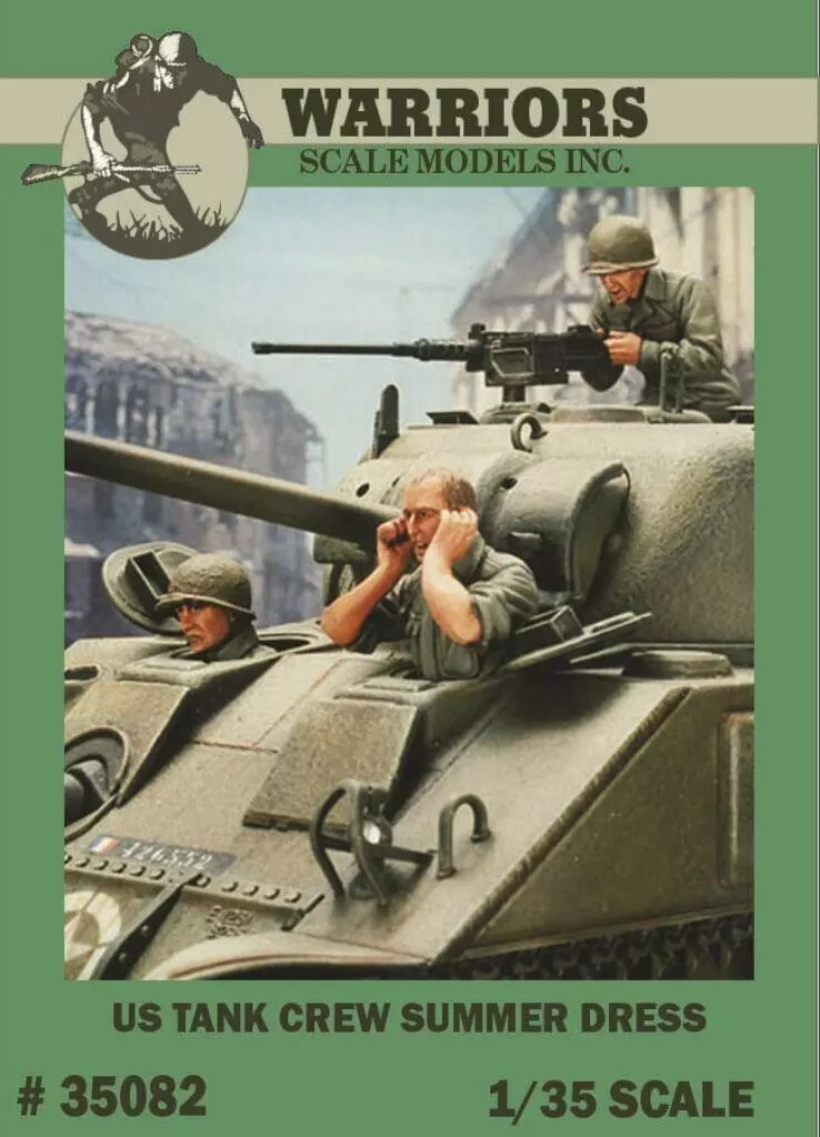 WARRIORS 1/35 WWII US Tank Crew Summer Dress 3pc RESIN Model Mini ...