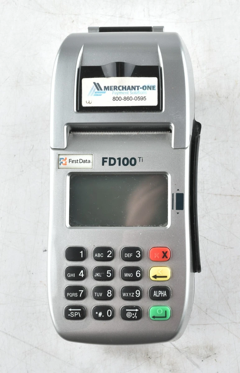 First Data Fd100ti Terminal