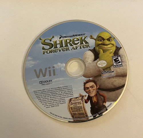 Shrek Forever After: The Final Chapter (Nintendo Wii, 2010) Game Disc ...