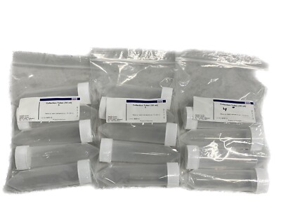 (Lot of 14) QIAGEN 50mL Plastic Collection Tubes w/ Screw Caps 1071581 ...