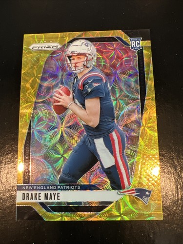 2024 Panini Prizm Choice Drake Maye Rookie Card Gold 2/10 #329 | eBay