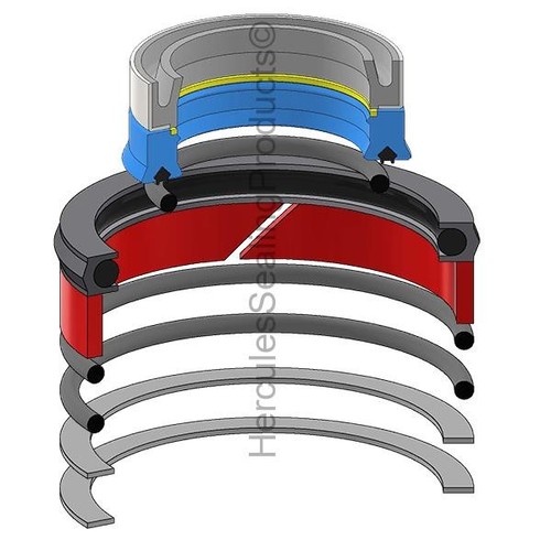 Hydraulic Seal Kit PMCK-B400000 1-3/4 x 4 for Prince Parts Cylinders | eBay