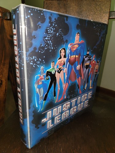JUSTICE LEAGUE 2003 INKWORKS OFFICIAL BINDER Only No Cards. *HUGE SALE ...