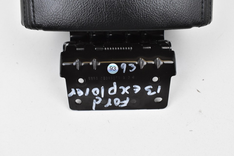 2011-2018 Ford Explorer Center Console Black Leather Armrest Top Lid ...