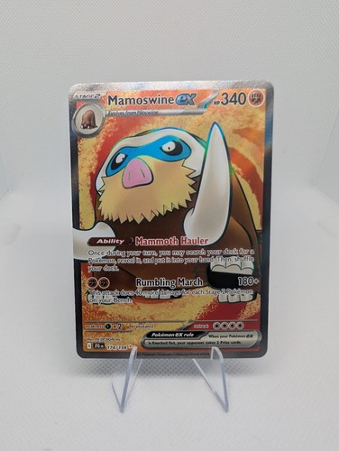 Mamoswine Ex 174/159 - Ultra Rare - SV09: Journey Together - Pokemon ...