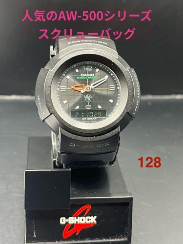 CASIO G SHOCK AW 500 Black Wristwatch Waterproof Screw Back CASIO Casio ...