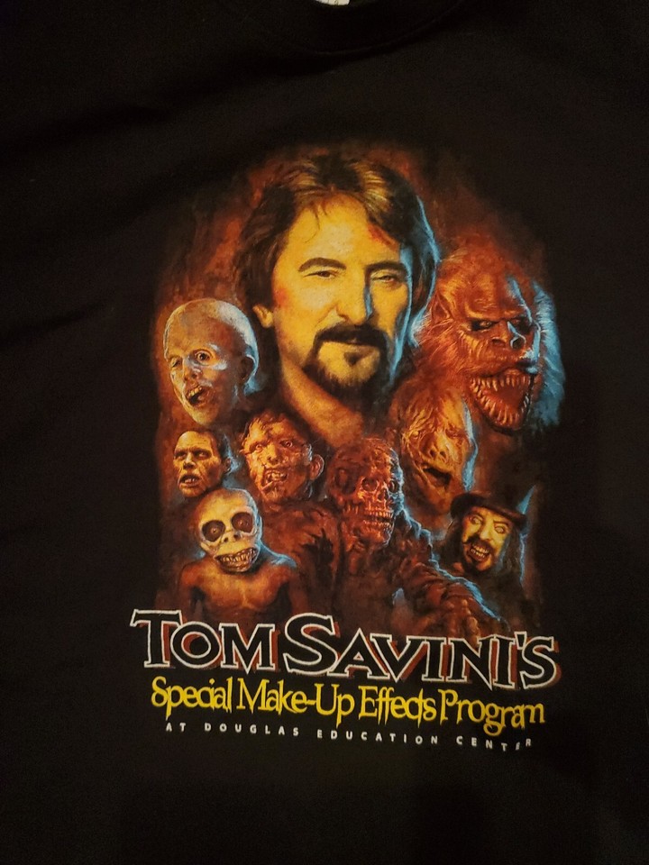 Tom Savini T-shirt special effects makeup program - Large | eBay