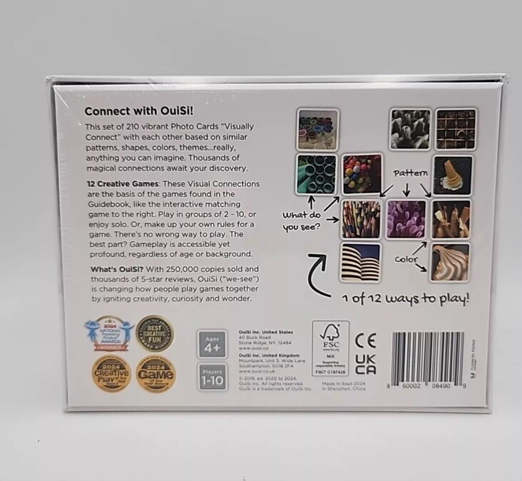 OuiSi Original Games of Visual Connection New Sealed 210 Cards ...