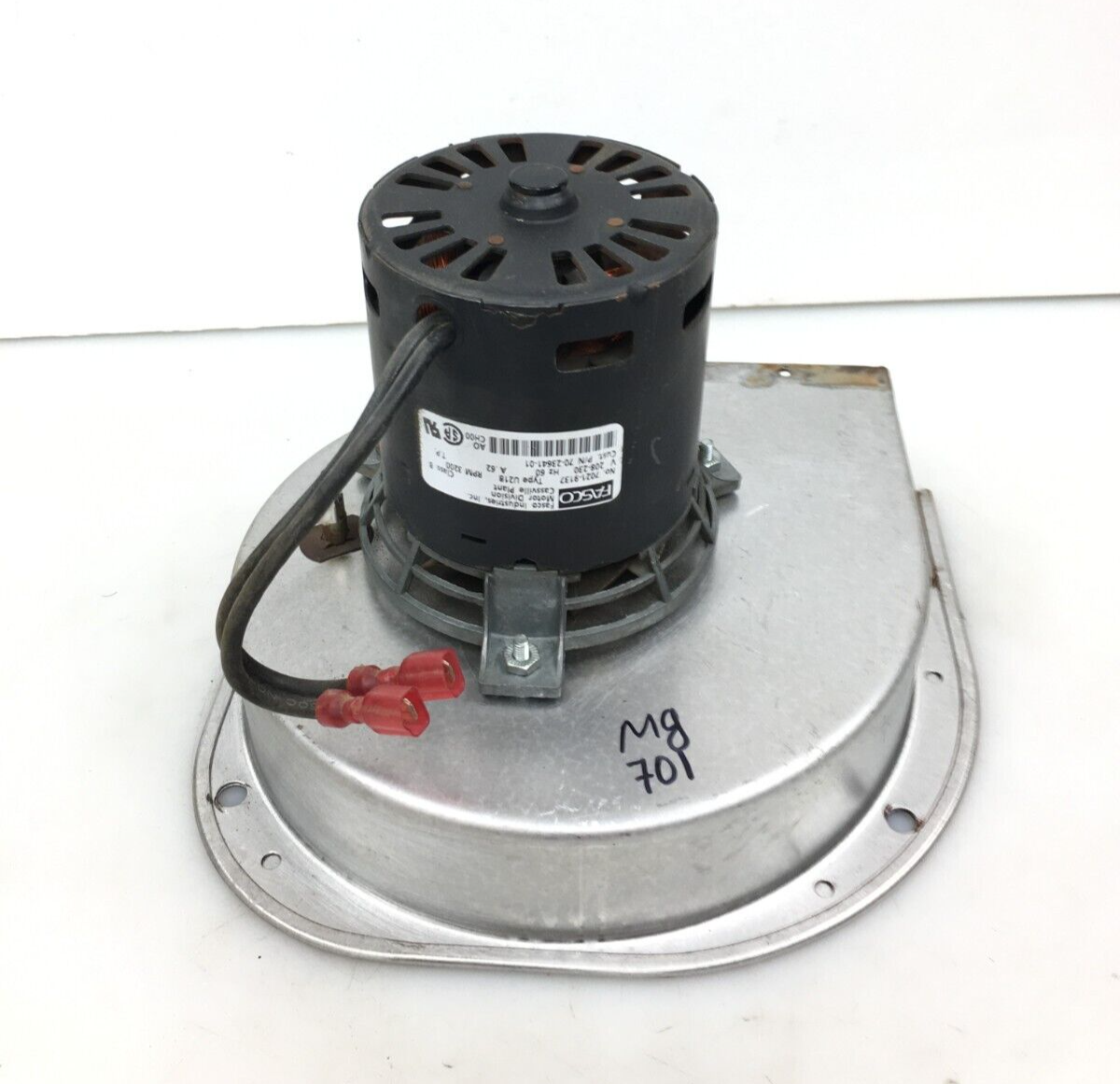 FASCO 7021-9137 Draft Inducer Blower Motor 70-23641-01 7121-9137 used # ...