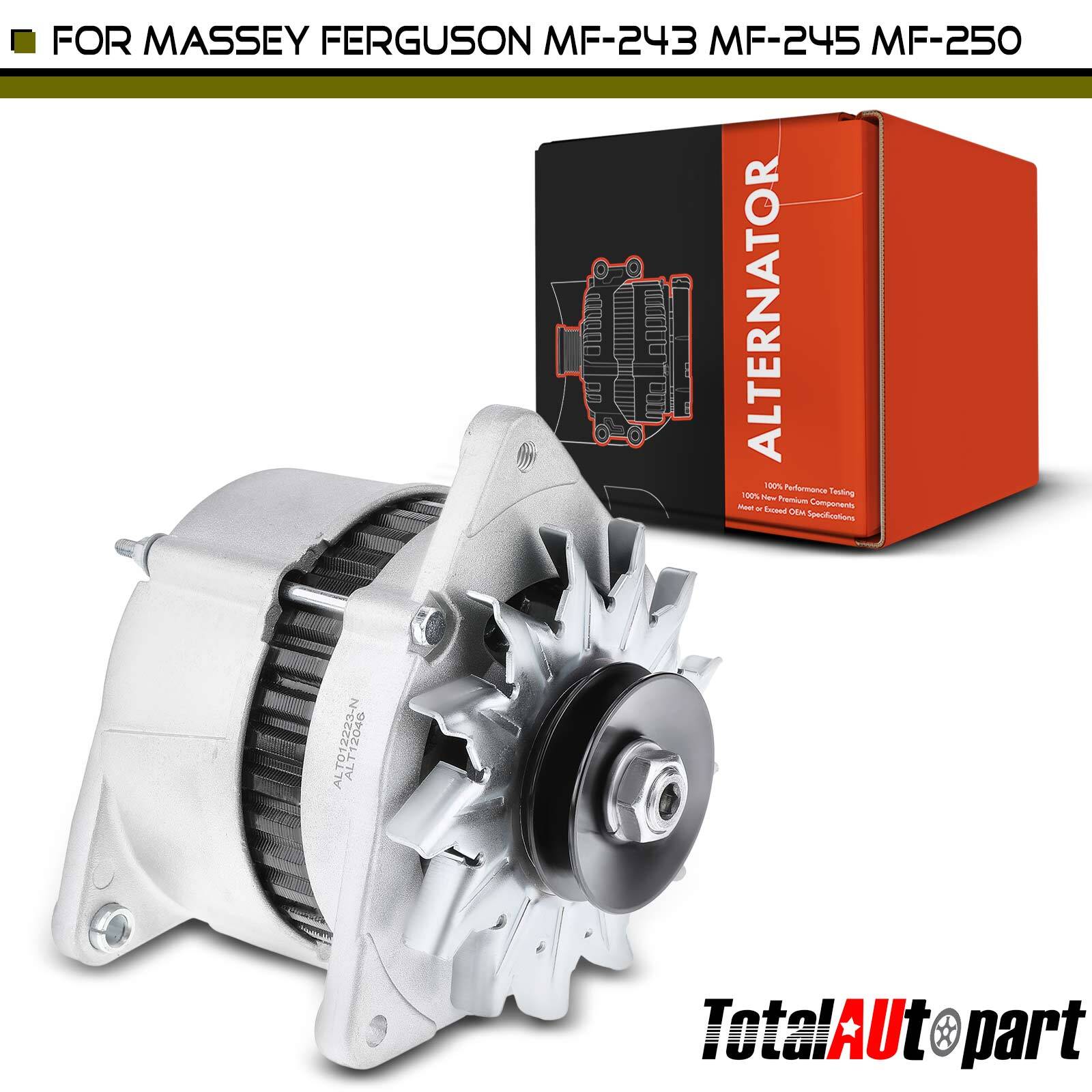 Alternator for Massey Ferguson MF 154 MF-253 MF-387 55A 12V CW 1 Groove ...