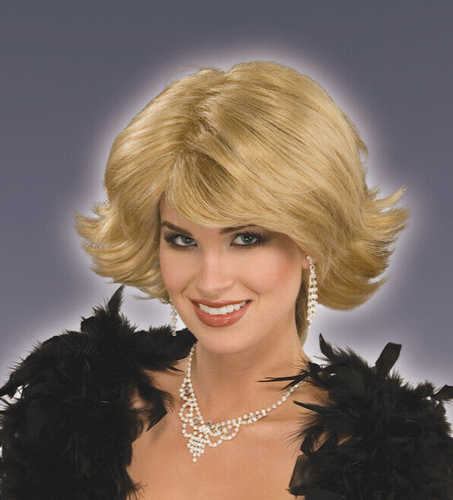 Celebutante Flip Wig Real Housewives Costume Blonde stage star heiress ...