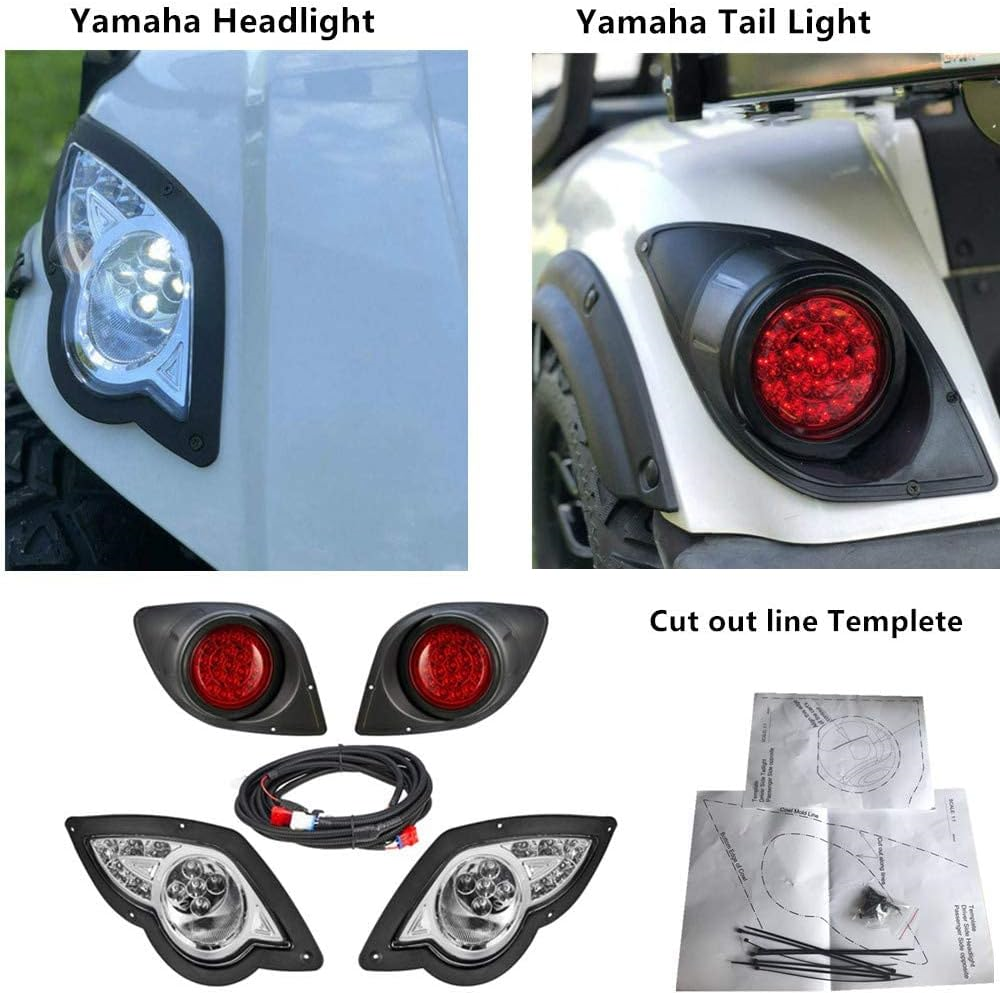 Golf Cart Yamaha LED Light Kit Fit Yamaha Drive G29 2007-up I LED ...