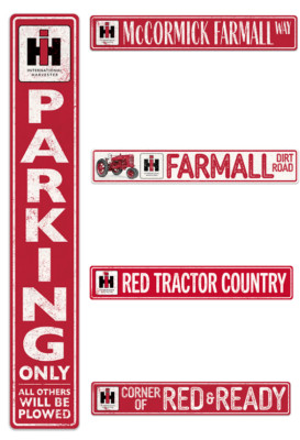 36" IH International Harvester McCormick Farmall Advertising Metal ...