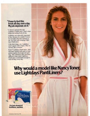 70s mag print ad Lightdays Pantiliners Panty Liners feminine health ...