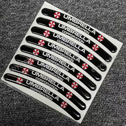 Motorcycle Fuel Tank Wheel Hub Sticker Emblem Decal for UMBRELLA Racing ...