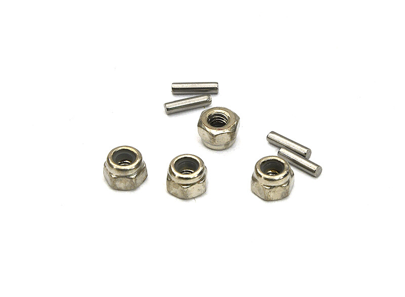 Alloy Drive Pins & Wheel Nuts for Traxxas 1/18 TRX-4M Crawler 5185 9780 ...