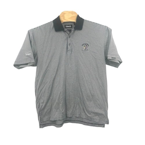 Ashworth 2004 US Open 104th Shinnecock Hills Golf Polo Black Striped ...