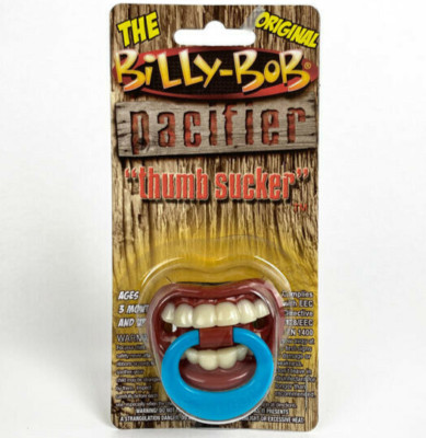 Billy Bob Pacifier Thumb Sucker baby shower gift redneck soother ...
