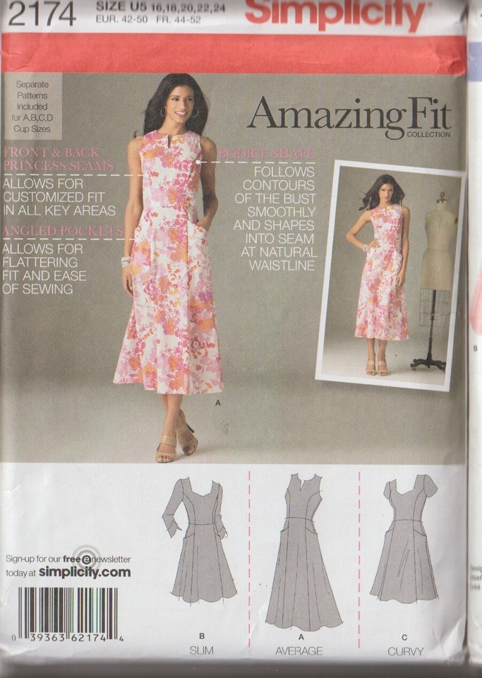 OOP Simplicity Pattern Plus Size Dress Project Runway Threads Amazing ...