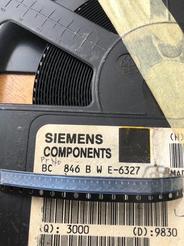 BC846B NPN Transistor made by SIEMENS 65V 0.1A 50 PIECES per order H749 ...