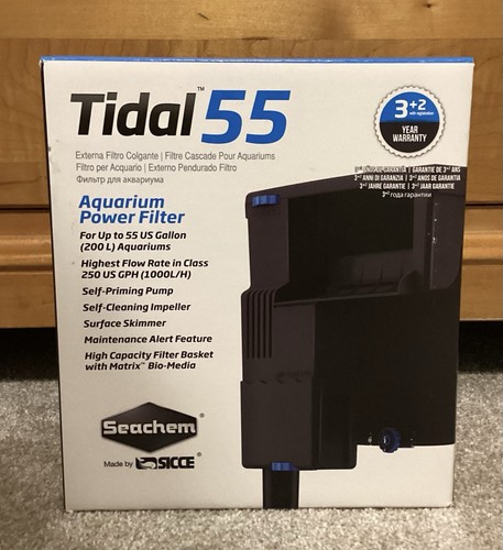 SEACHEM - TIDAL 55 AQUARIUM POWER FILTER (UP TO 55 GAL) NEW | eBay