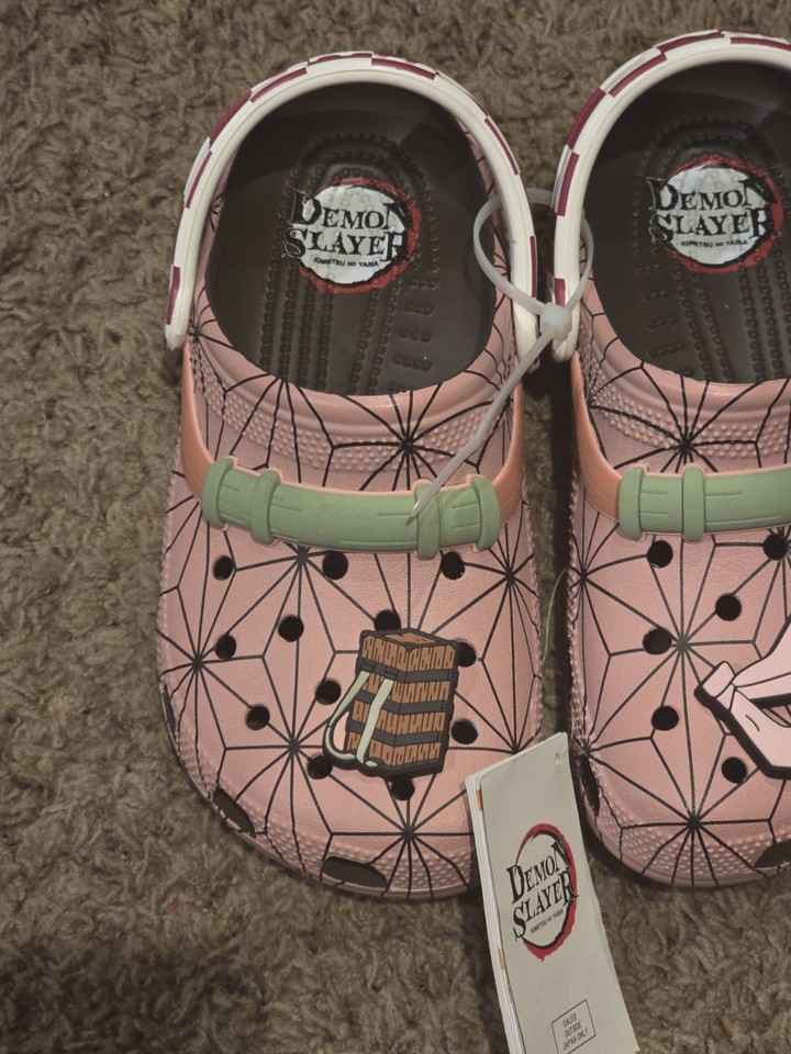 Crocs Demon Slayer Nezuko Classic Clog Unisex Japan Limited Edition M4 ...