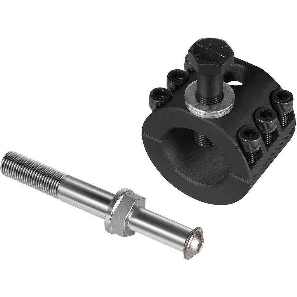 Steering Stabilizer Clamp & Relocation Bolt for Jeep Wrangler(1-1/2" OD ...