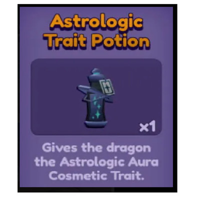 Dragon Adventures Roblox Astrologic Trait Potion | eBay