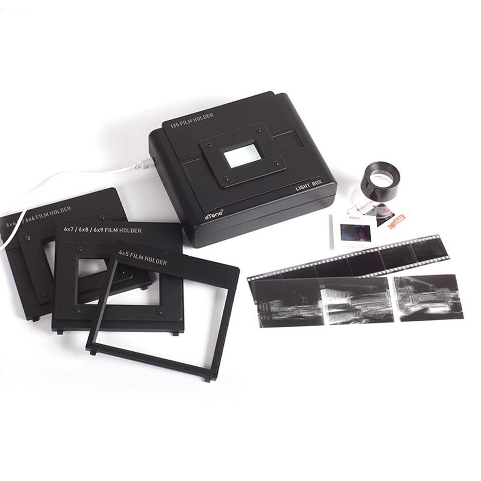 Digital Film Scanner Light Box/Holder For 135 120 4X5 Slide Film ...
