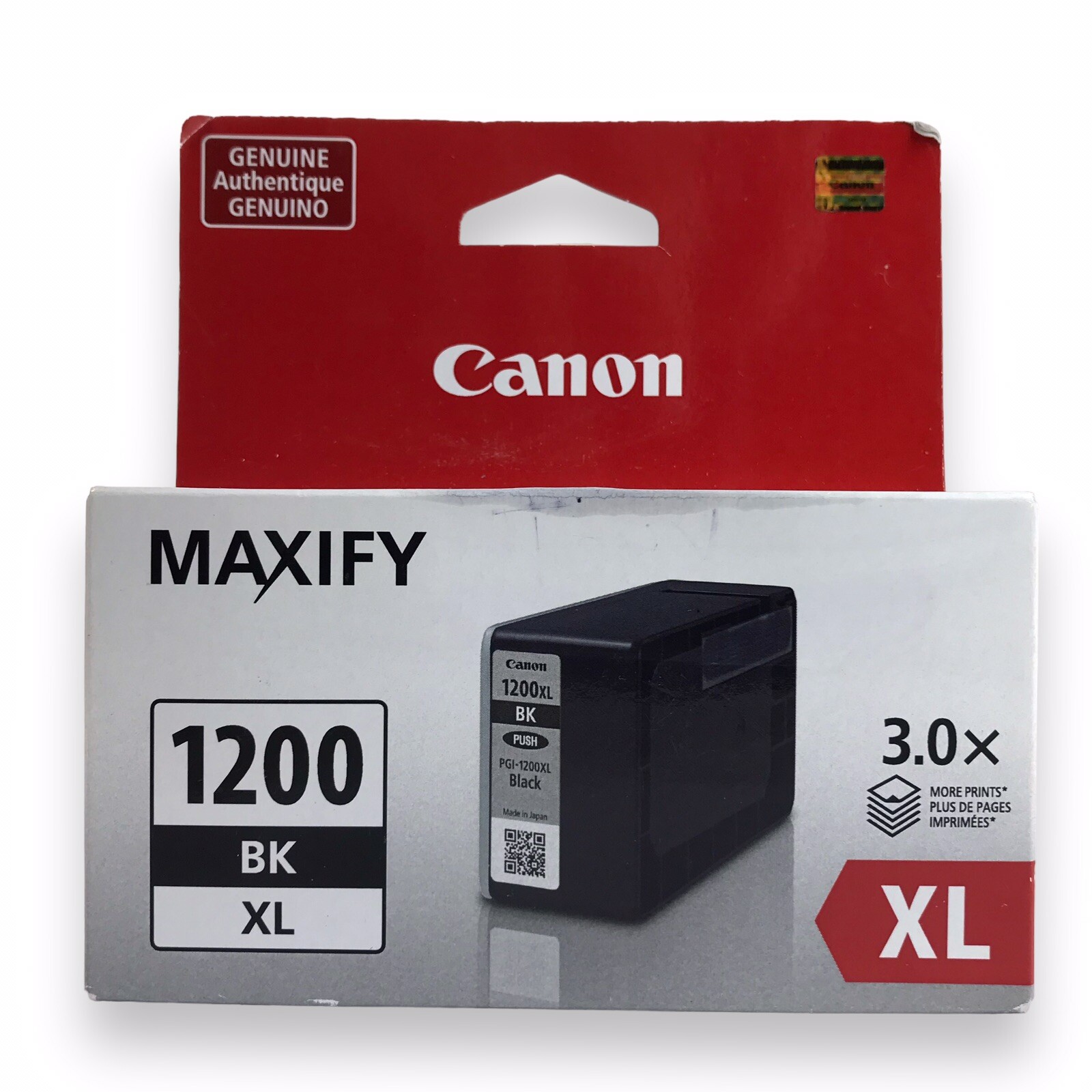 Genuine Canon Maxify PGI-1200XL Black Ink Tank Brand New Factory Sealed ...