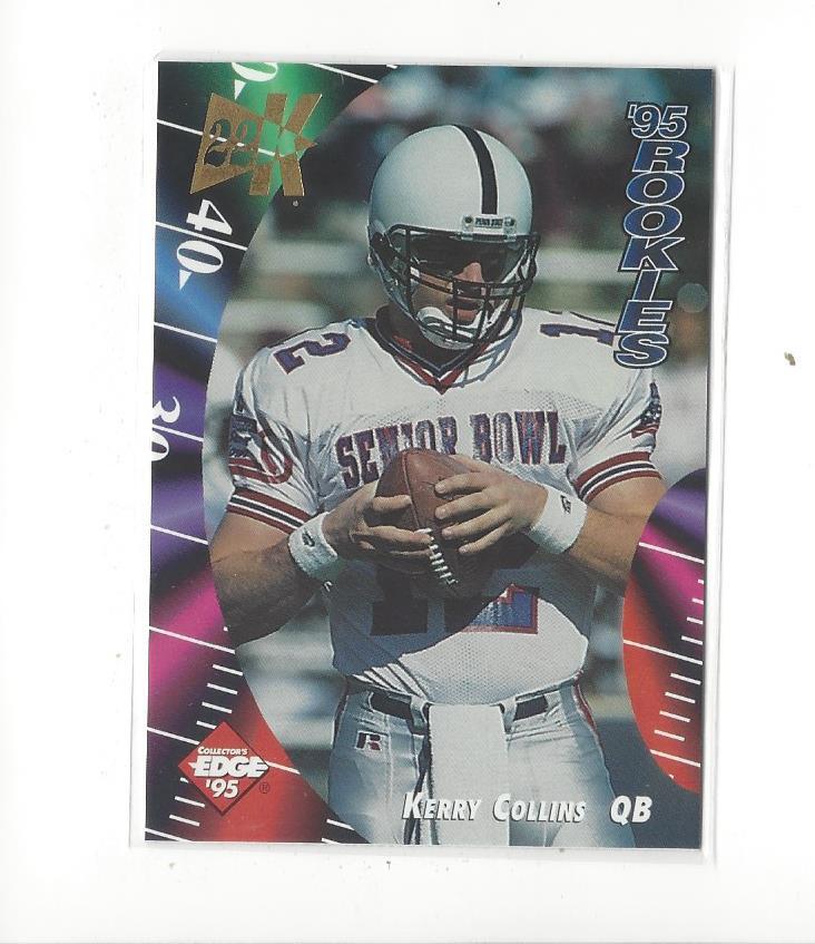 1995 Collector's Edge Rookies 22K Gold #5 Kerry Collins RC Rookie ...