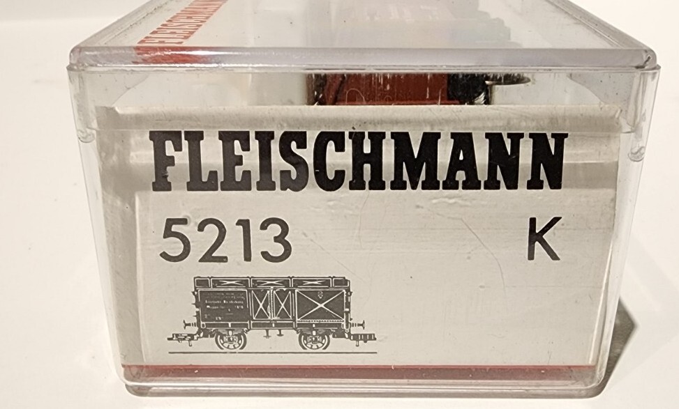 Fleischmann HO 5213 Covered Gondola DR Wuppertal 7576 | eBay