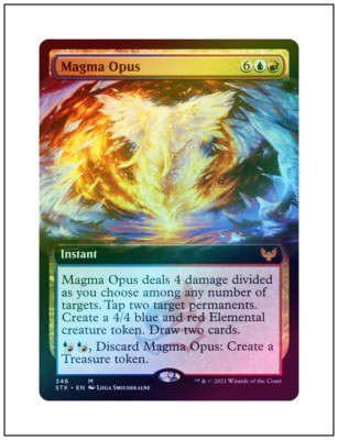 1x Magma Opus, Extended Art Foil, Strixhaven, Magic MTG NM | eBay