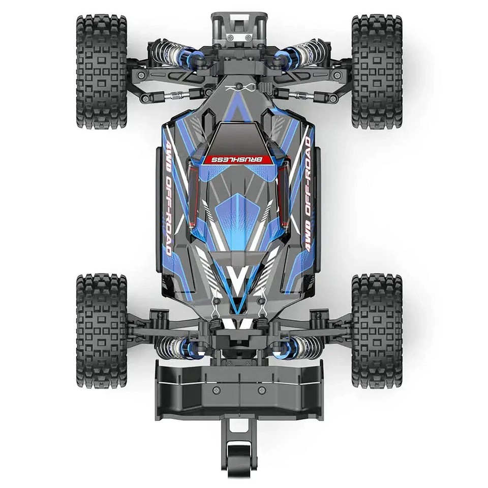 MJX 16207 HYPER GO 1/16 Brushless High Speed RC Car 3S LIPO Battery 4WD ...