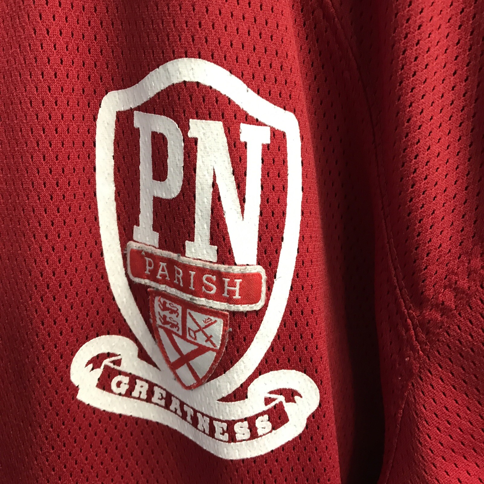 Mens Parish Nation Jacket Red and White Preowned Sz 3X | eBay