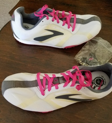 Brooks Womens Sprint PR LD Track Field Shoes W/ Spike Cleats Size 9.5 ...