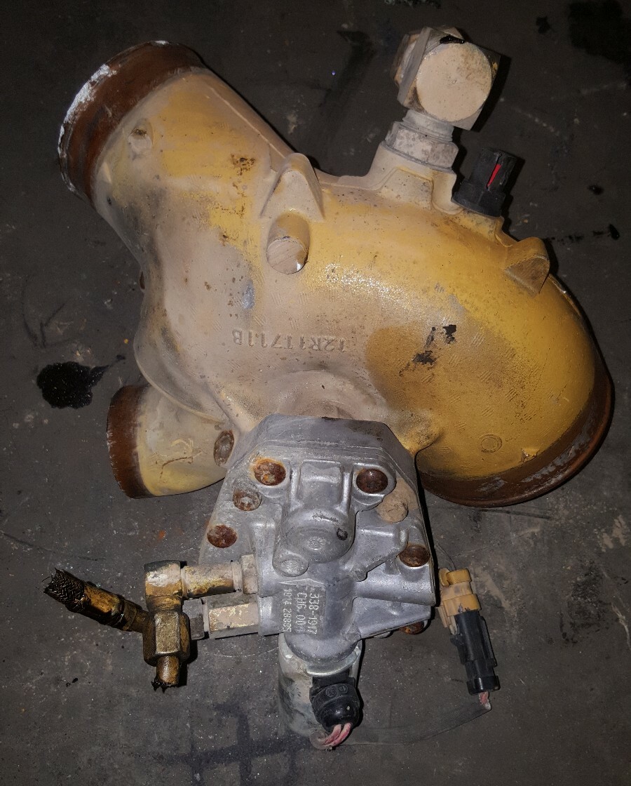 CATERPILLAR C15 GAS INDUCTION VALVE TURBO ELBOW + ACTUATOR 2986257 | eBay