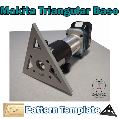 Makita DRT50 & RT0700C Compatible Triangular Trim Router Base – INC P&P ...