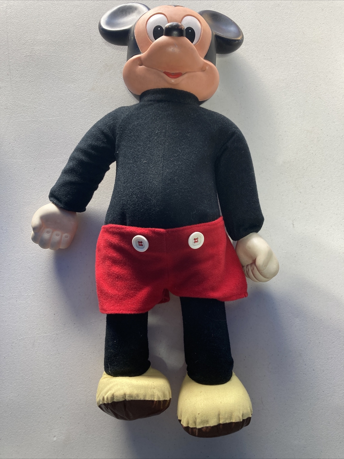 VINTAGE WALT DISNEY MARCHING MICKEY MOUSE 18" PRODUCTIONS HASBRO 1975 ...