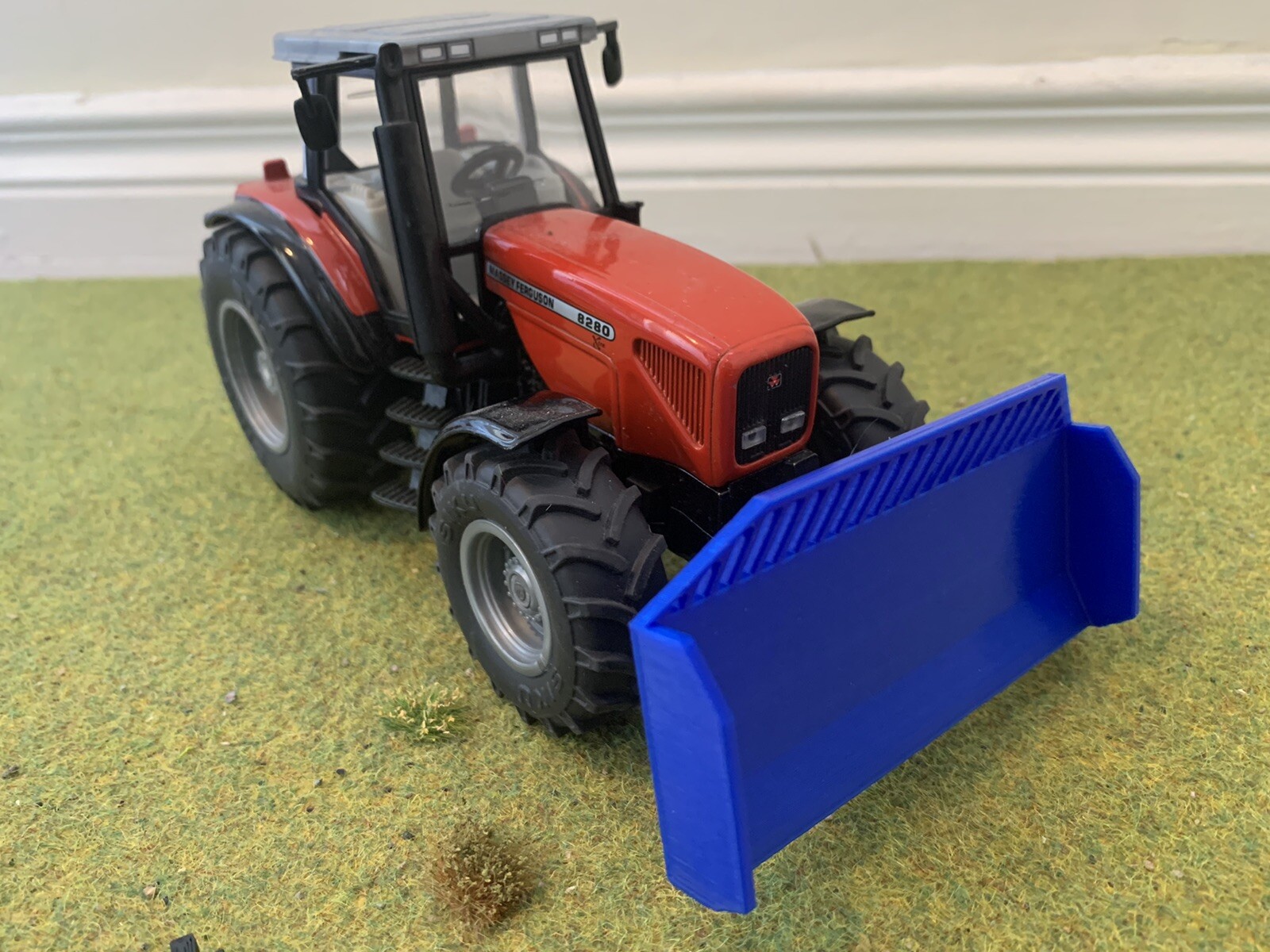 1/32 Blue Farm Machinery Toy Set To Suit Siku Britains Tractors Scratch ...