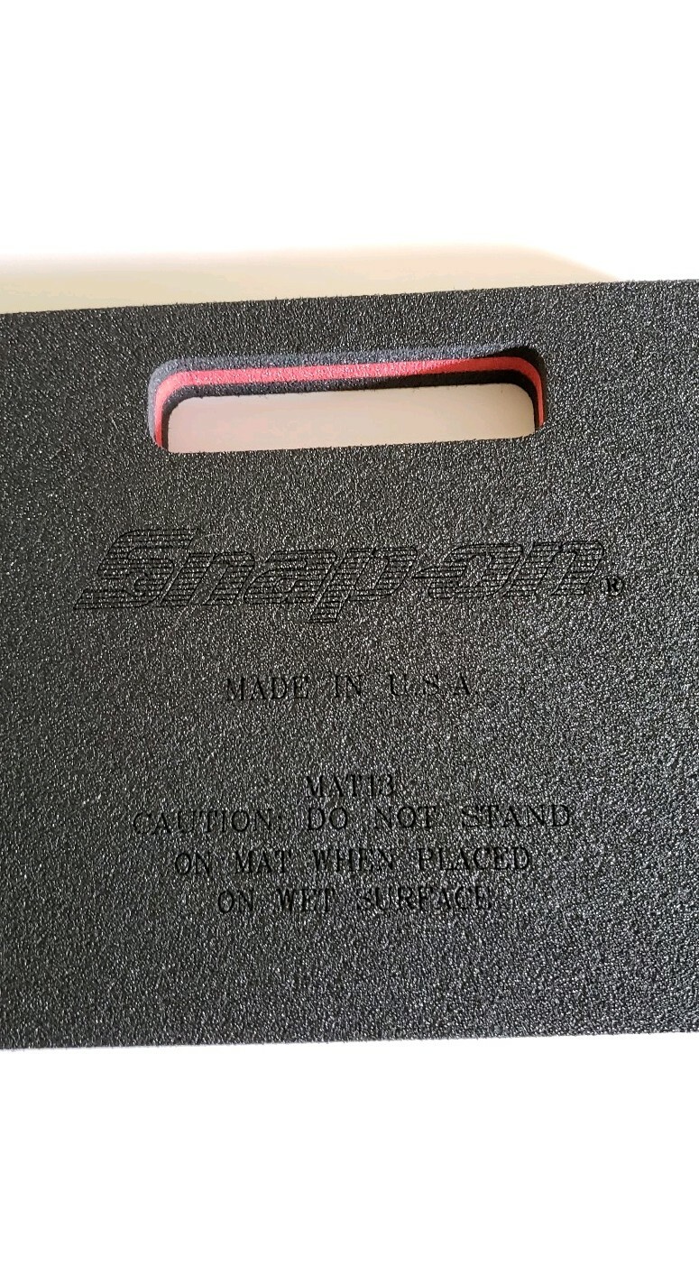SNAP ON kneeling pad small 8.5 X 13 be comfortable working on floor NEW ...
