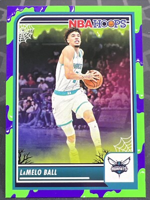 2023-24 Panini NBA Haunted Hoops Slime Parallel #240 LaMelo Ball | eBay