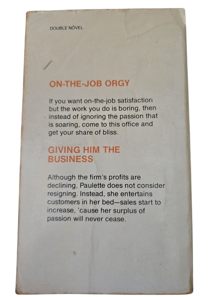 Beeline Double Novel On The Job Orgy,Giving Him The Business1980 ...